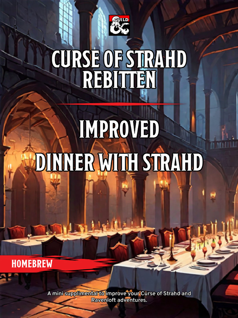 3223738-Curse of Strahd Rebitten - Improved Dinner With Strahd | PDF