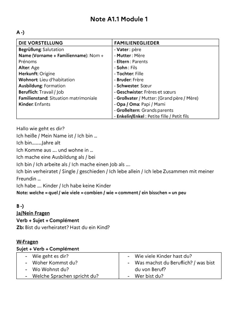 A1.1 Module 1 Note | PDF