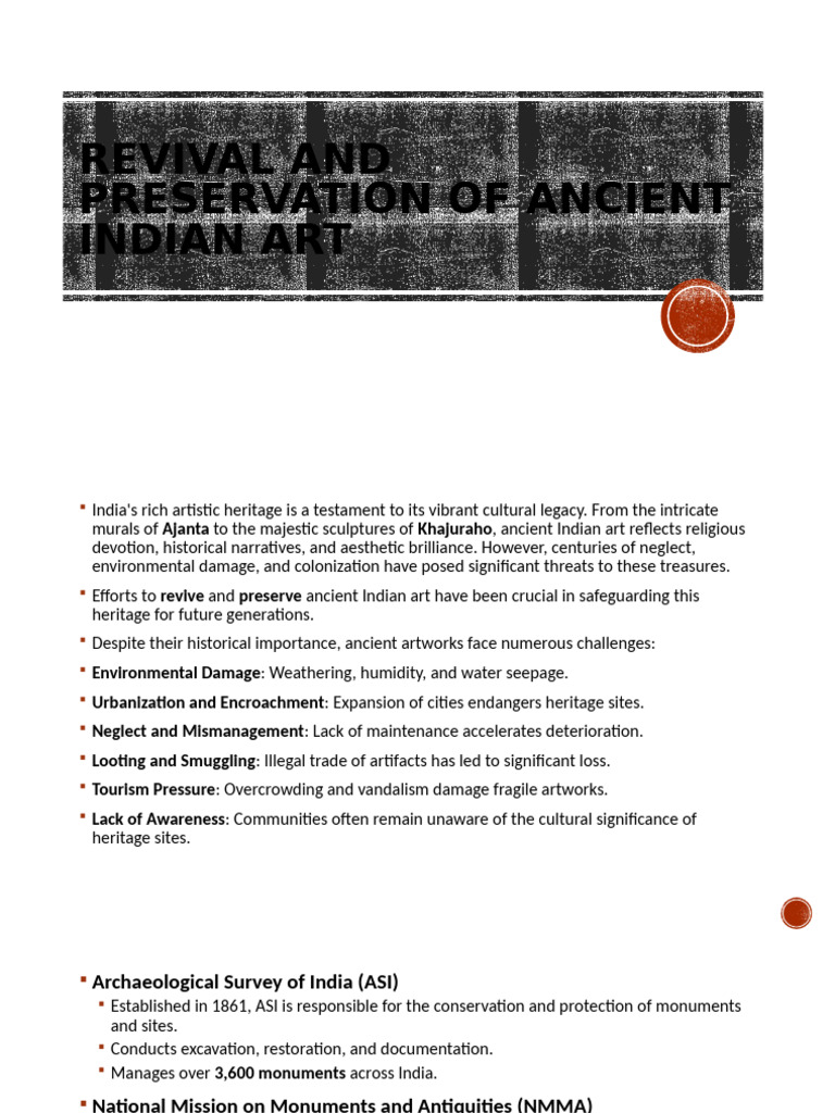 Revival and Preservation of Ancient Indian Art | PDF | Cultural ...