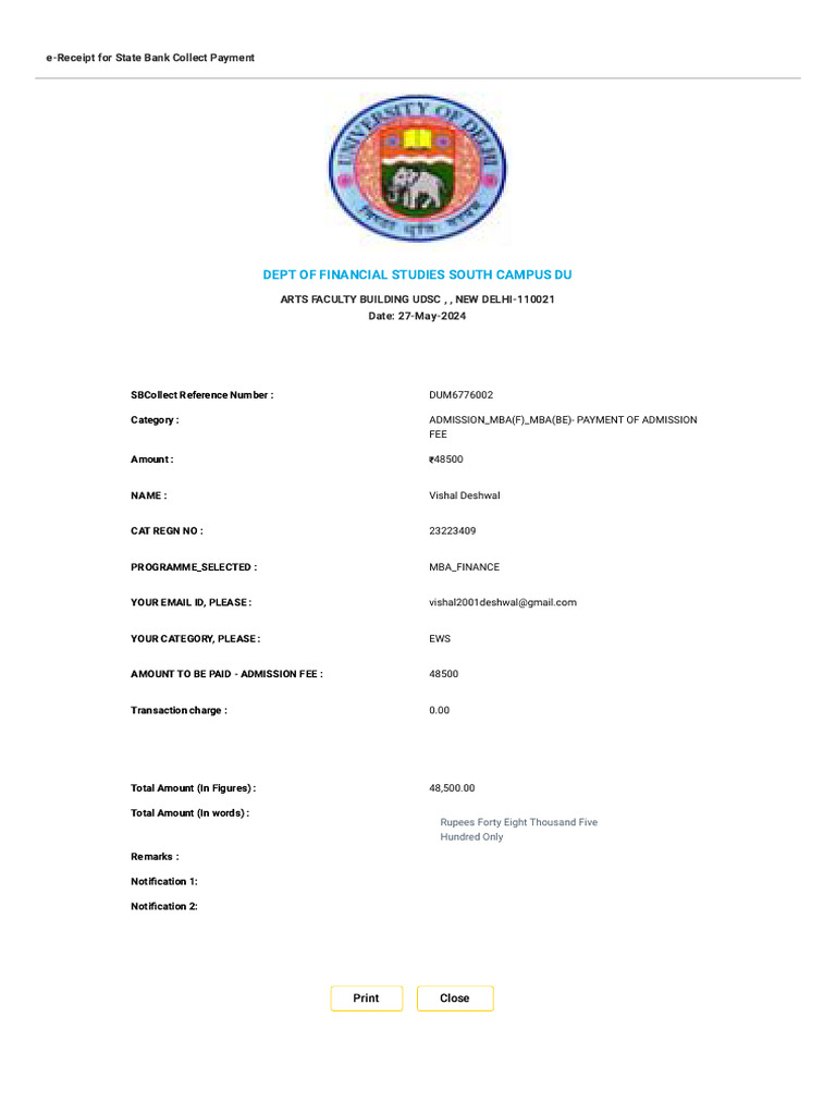 SB Collect DFS | PDF