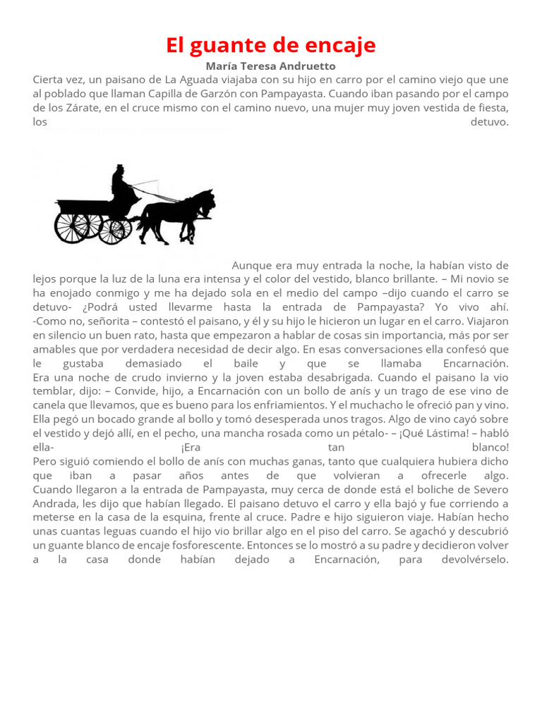 El Guante de Encaje | PDF