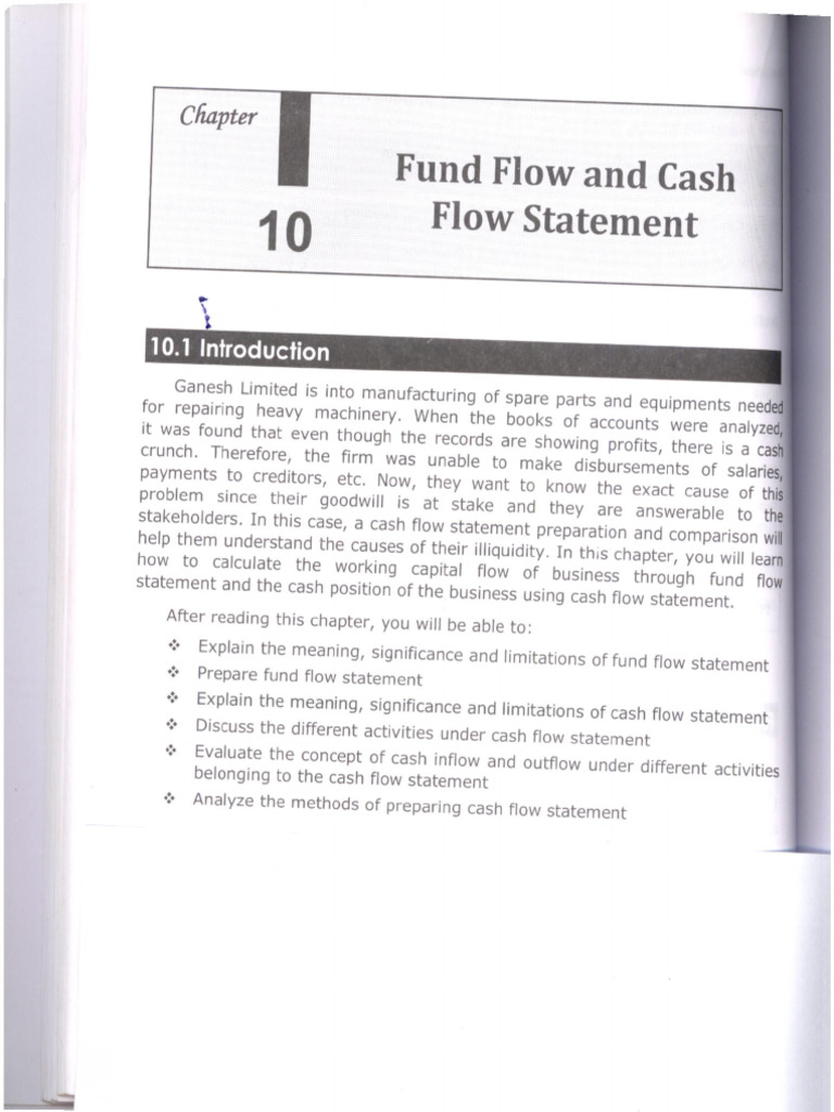 Chapter 10 - Cash Flow Statement | PDF | Cash Flow Statement | Income Statement