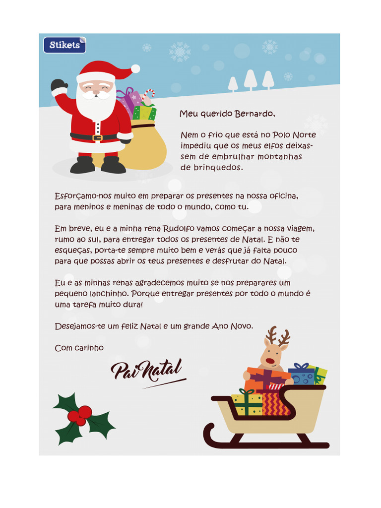 Carta_do_Pai_Natal (1) | PDF