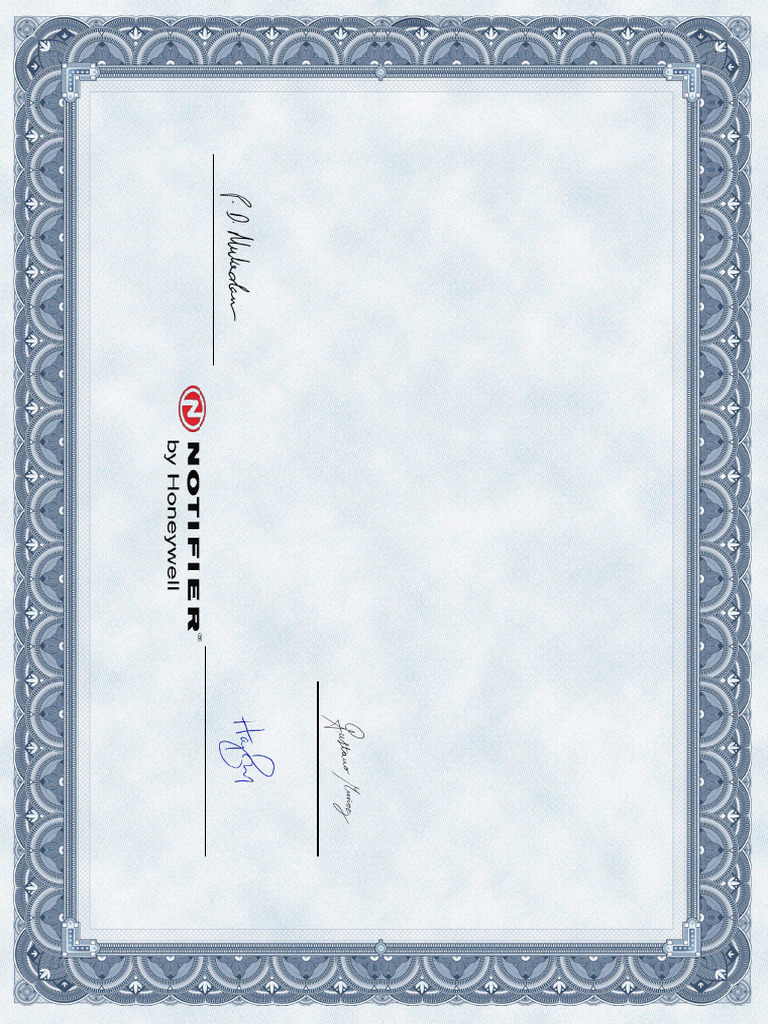 Notifier Onyx University Certification | PDF