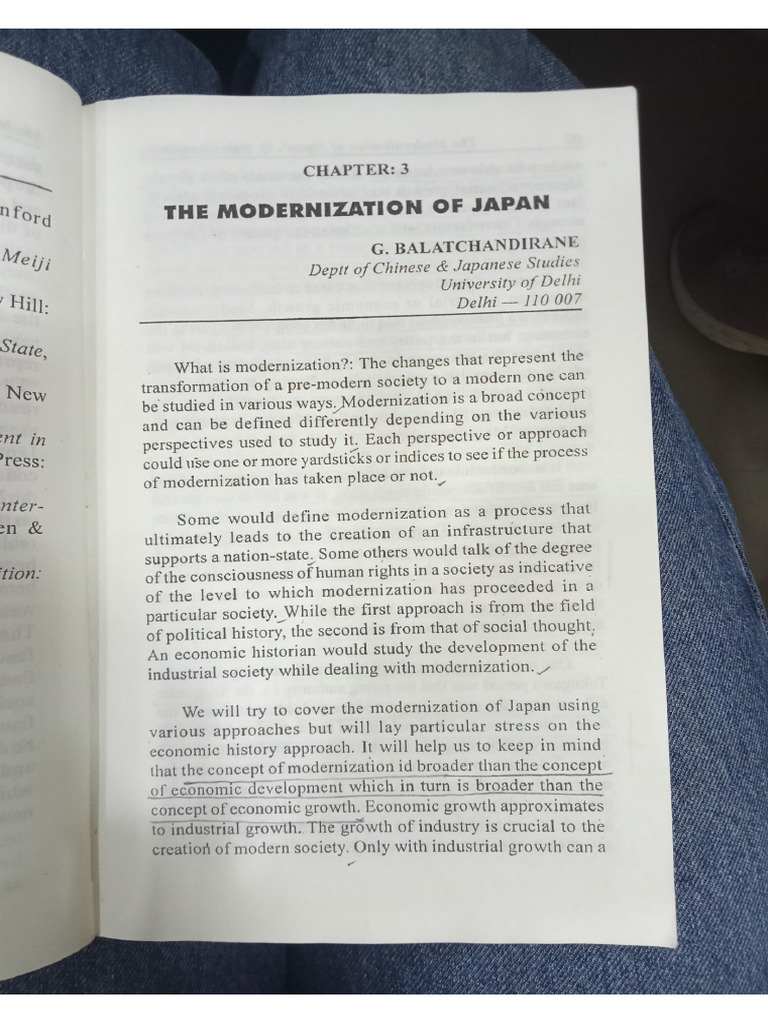 The Modernization of Japan | PDF