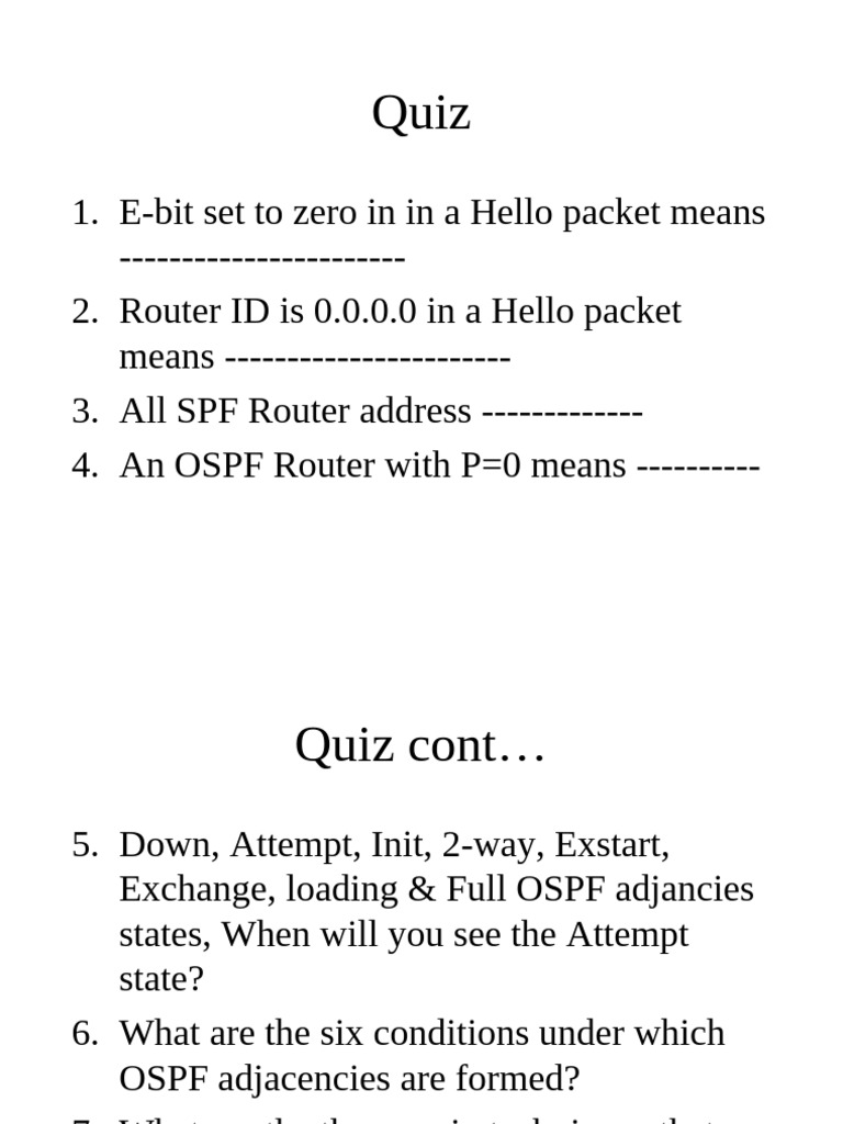 03 Ospf Explained Final Pdf Computer Engineering Network Layer Protocols
