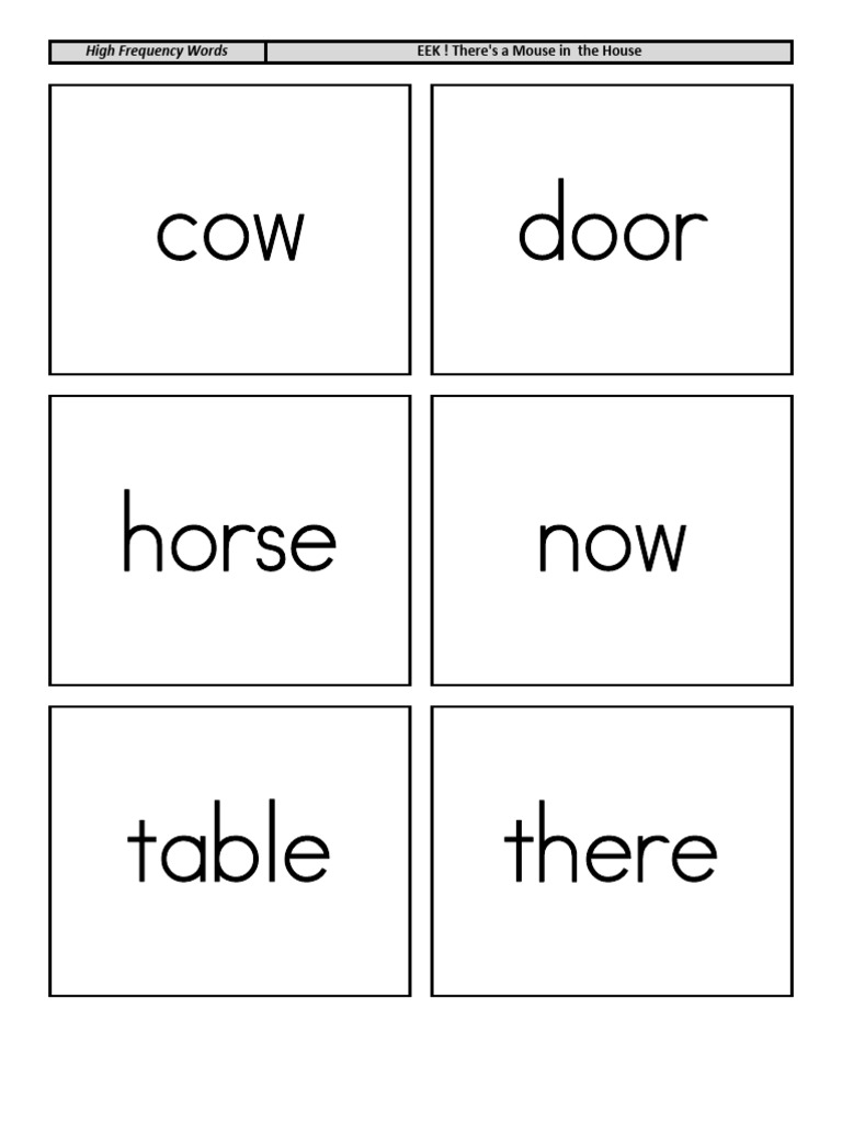 EEL Theres A Mouse | PDF