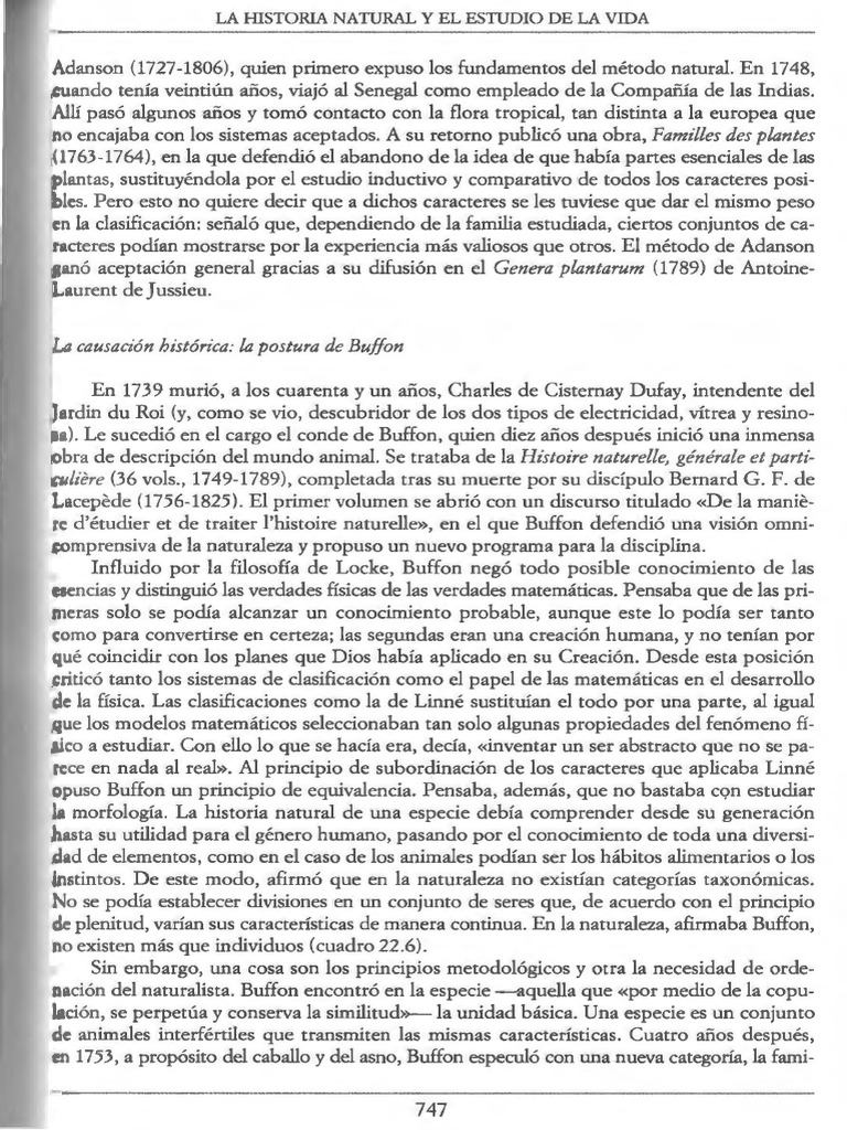 Posicion de Buffon 743-747 | PDF | Tierra | Naturaleza