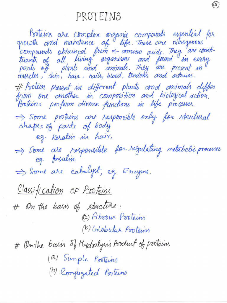 Chemistry of Protiens - 2 | PDF