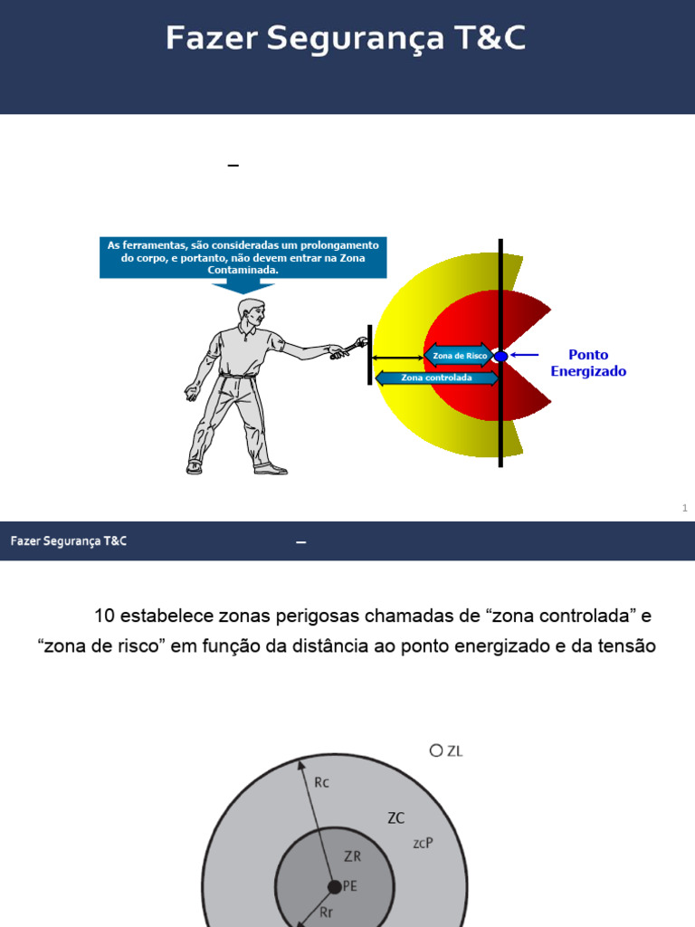 DDS NR 10 Zona de Risco e Zona Controlada | PDF | Eletricidade | Eletromagnetismo
