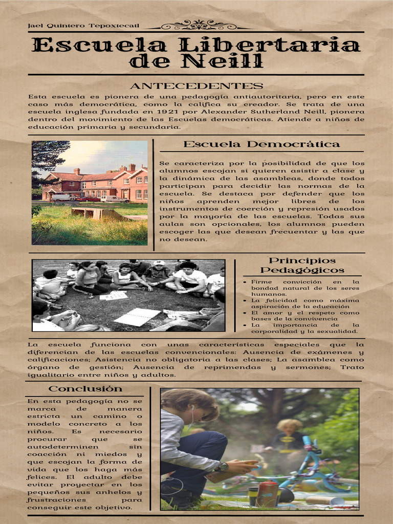 Escuela Libertaria de Neill - 20250327 - 130421 - 0000 | PDF | Escuelas | Aprendizaje