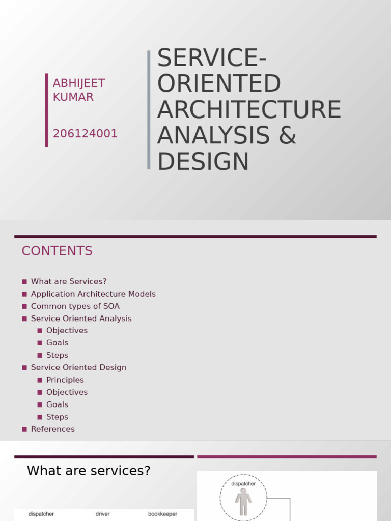 Soa-Analysis & Design | PDF | Service Oriented Architecture | Systems Engineering