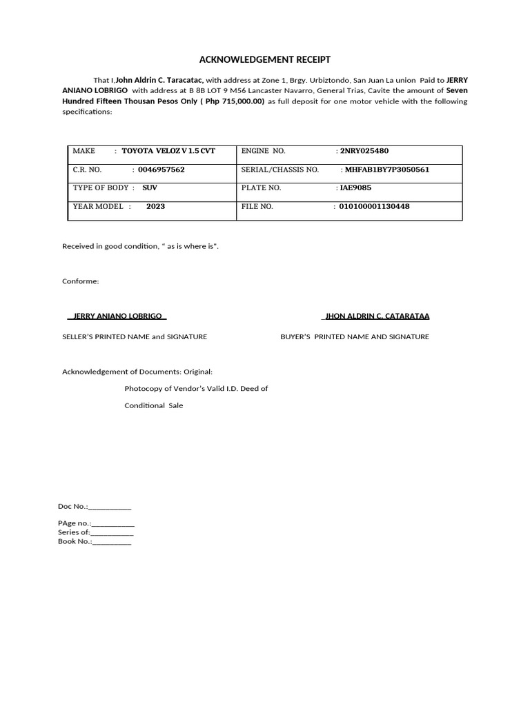 acknowledgement-receipt-car (1) | PDF