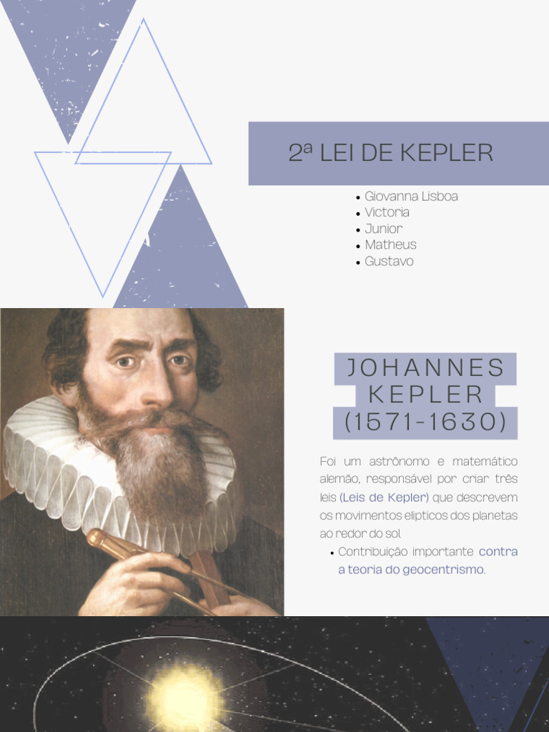 2 Lei de Kepler | PDF | Órbita | Johannes Kepler