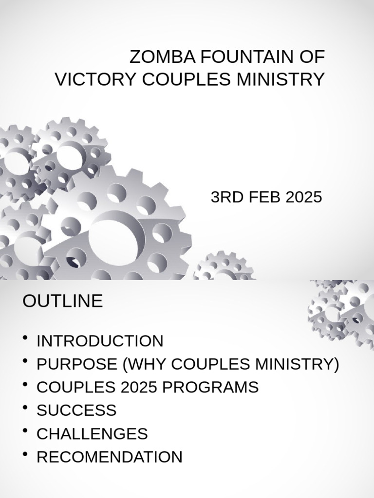Couples Ministry | PDF