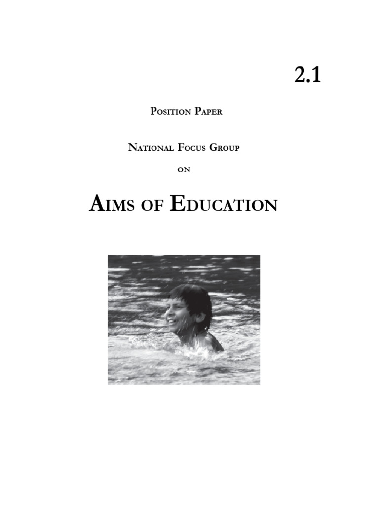 Aims of Education Position Paper | PDF | Knowledge | Rationality