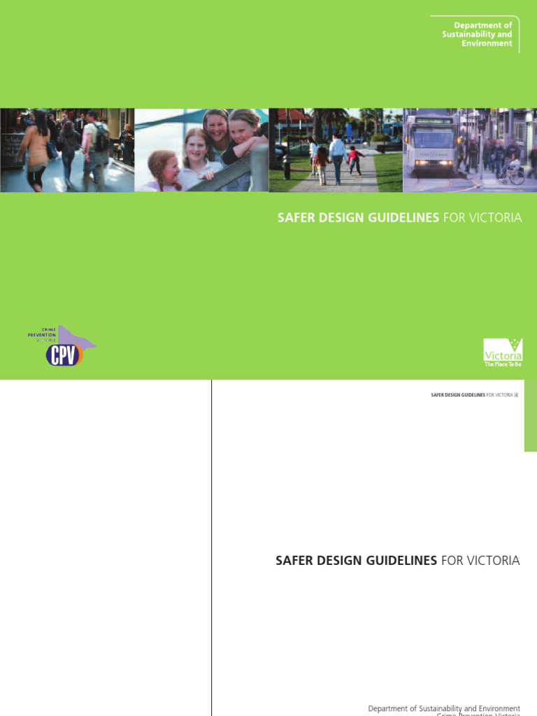 Safer Urban Design Guidelines for Victoria | PDF | Sustainable Design ...