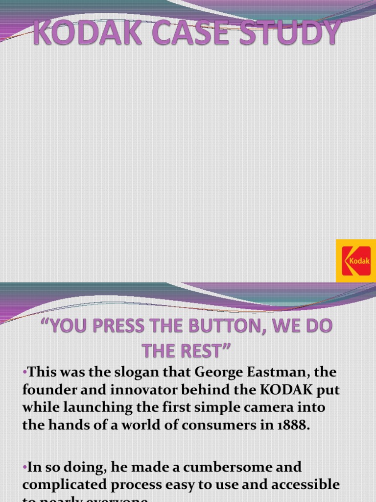Kodak Case Study | PDF