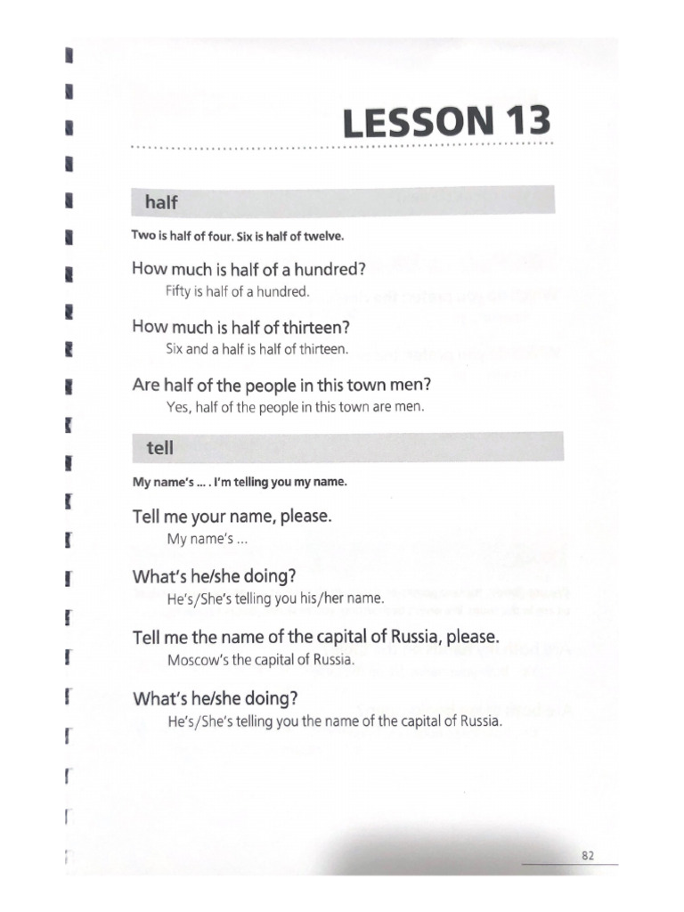 Lesson 13 | PDF