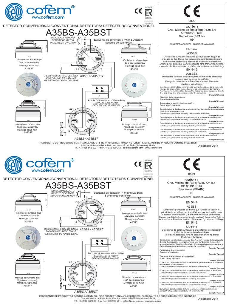Cofem - A35bs - Hagyomanyos - Optikai - Fusterzekelo - Telepitesi ...