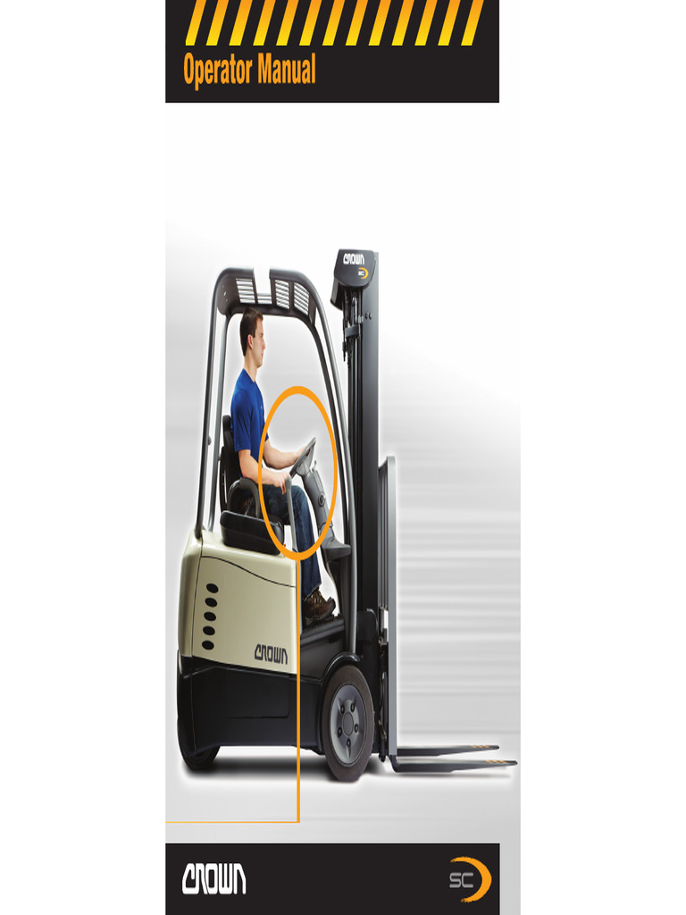 Crown Counterbalance Trucks SC5200 Operator Manual | PDF