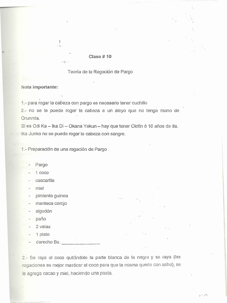 Rogacion Con Pargo 2 | PDF