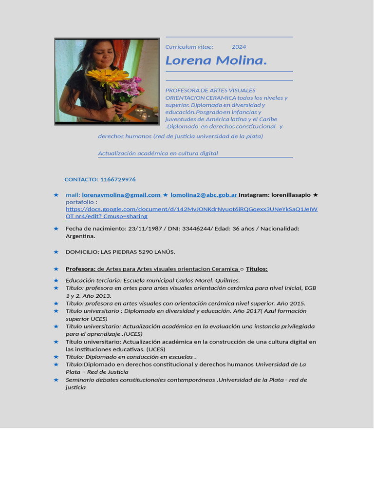 2024 Curriculum | PDF | Enseñando | Maestros