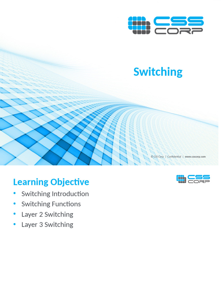 Understanding Layer 2 and Layer 3 Switching | PDF | Network Switch ...