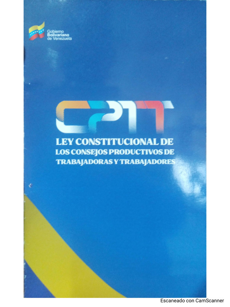 Ley Constitucional CPTT | PDF