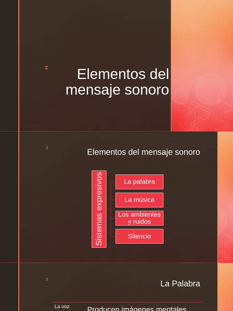 Elementos Del Mensaje Sonoro | PDF