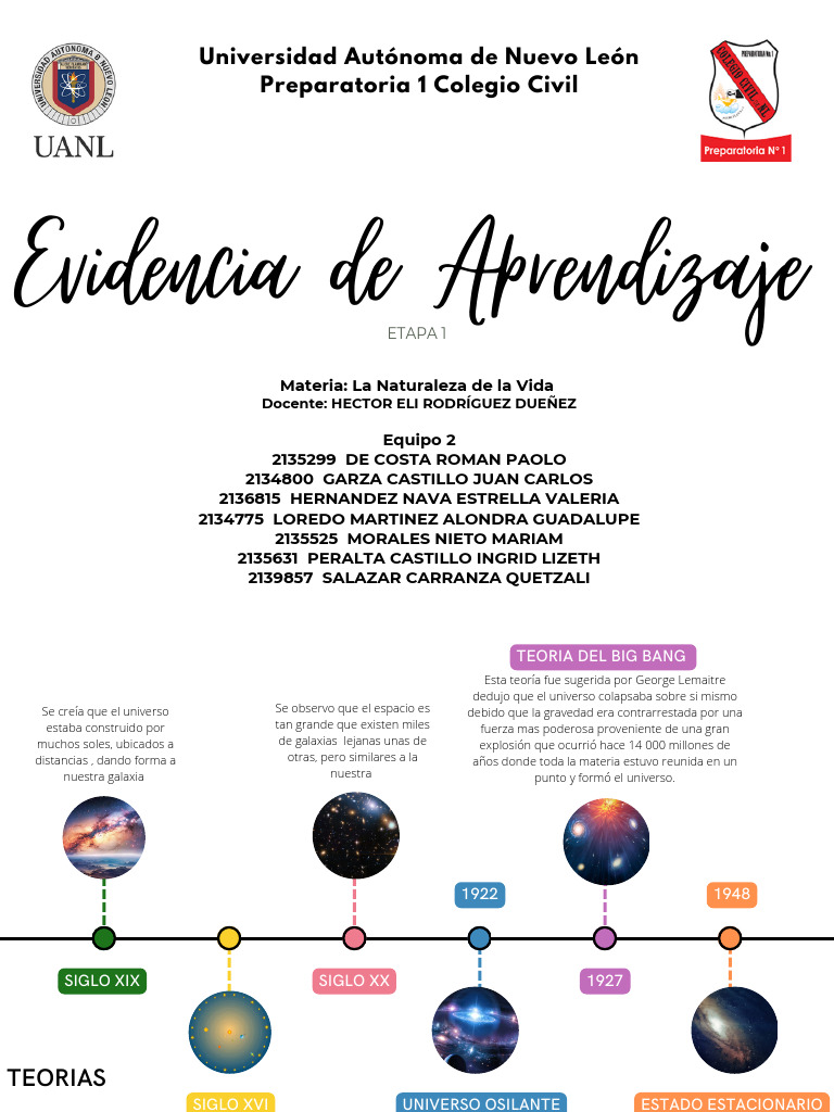 EQUIPO2_EV1_LNaVi | PDF | Universo | Vida