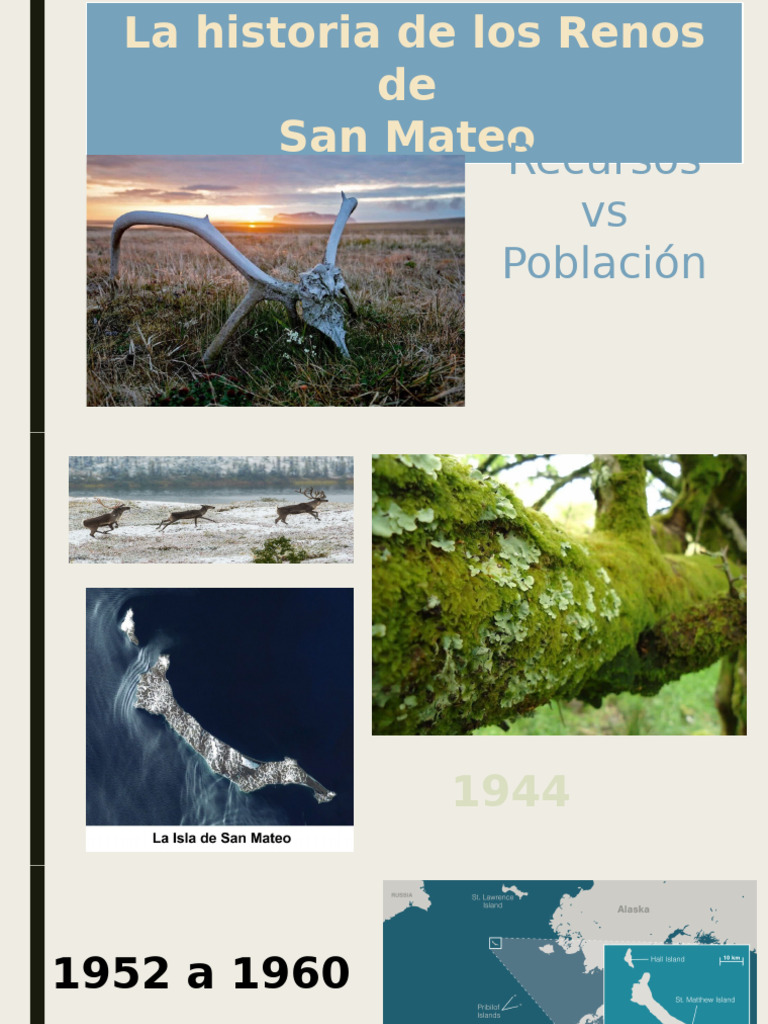 Un Historia de Recursos, Los Renos de San Mateo | PDF