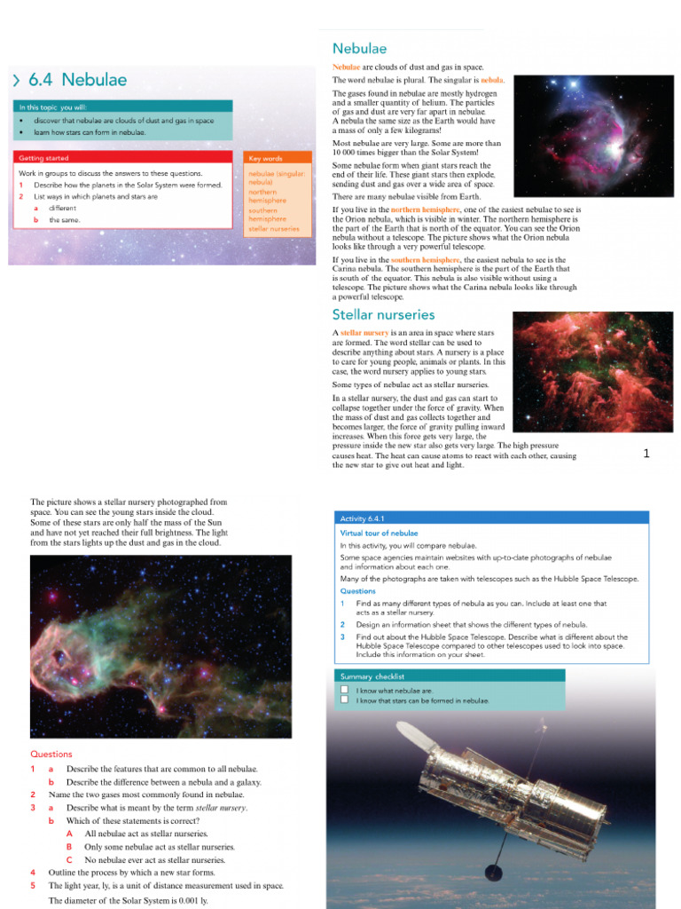 Nebulae | PDF