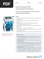 Endress-Hauser Proline Promag P 300 5P3B EN | PDF | Flow Measurement ...