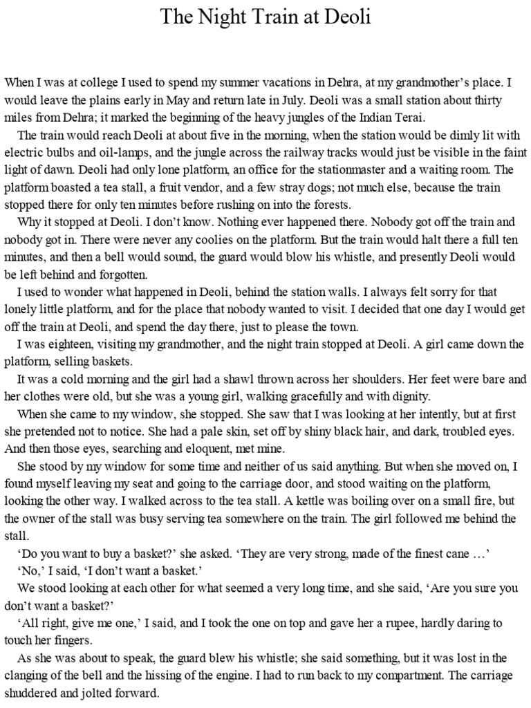 Longing for the Girl at Deoli | PDF