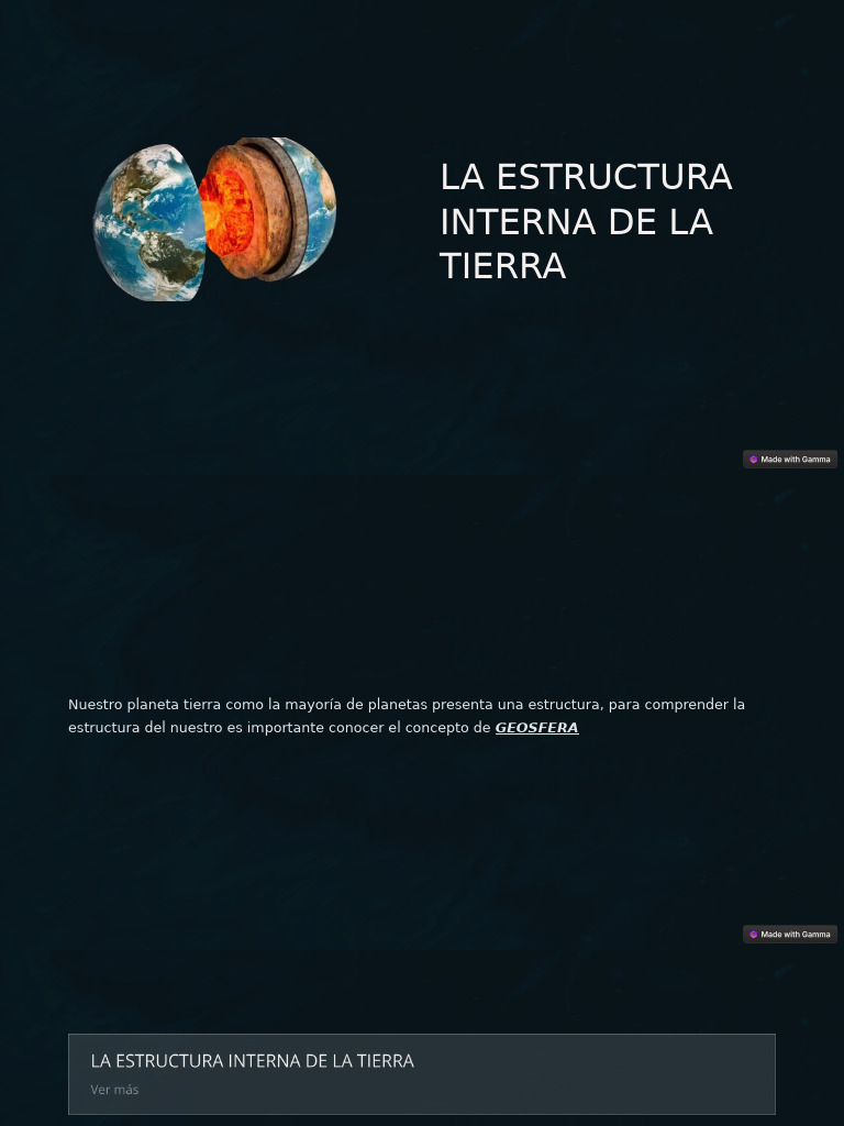 La Estructura Interna de La Tierra | PDF