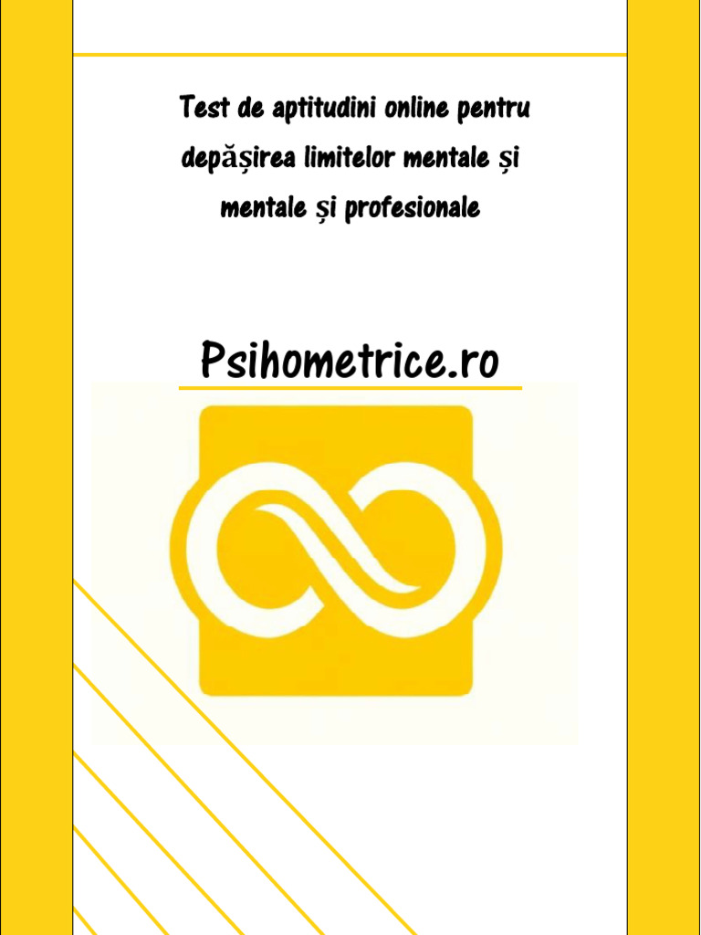 Psihometric Test Questions Overview | PDF