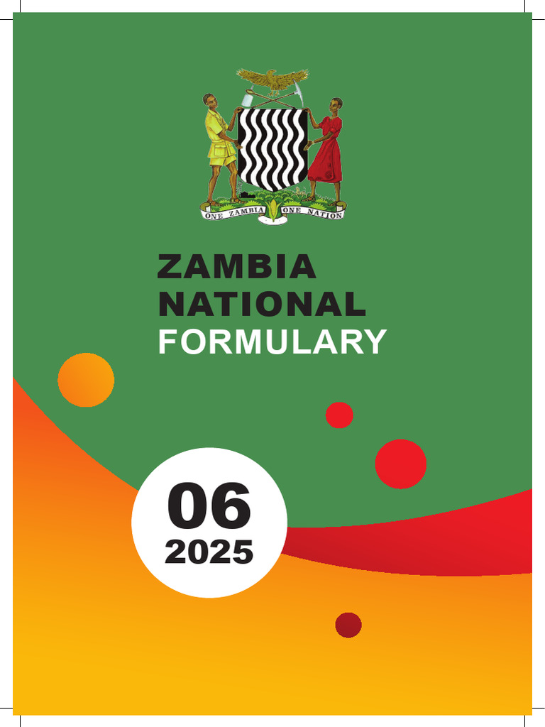 Zambia National Formulary Ed 06 2025 | PDF | Chemistry | Dose (Biochemistry)