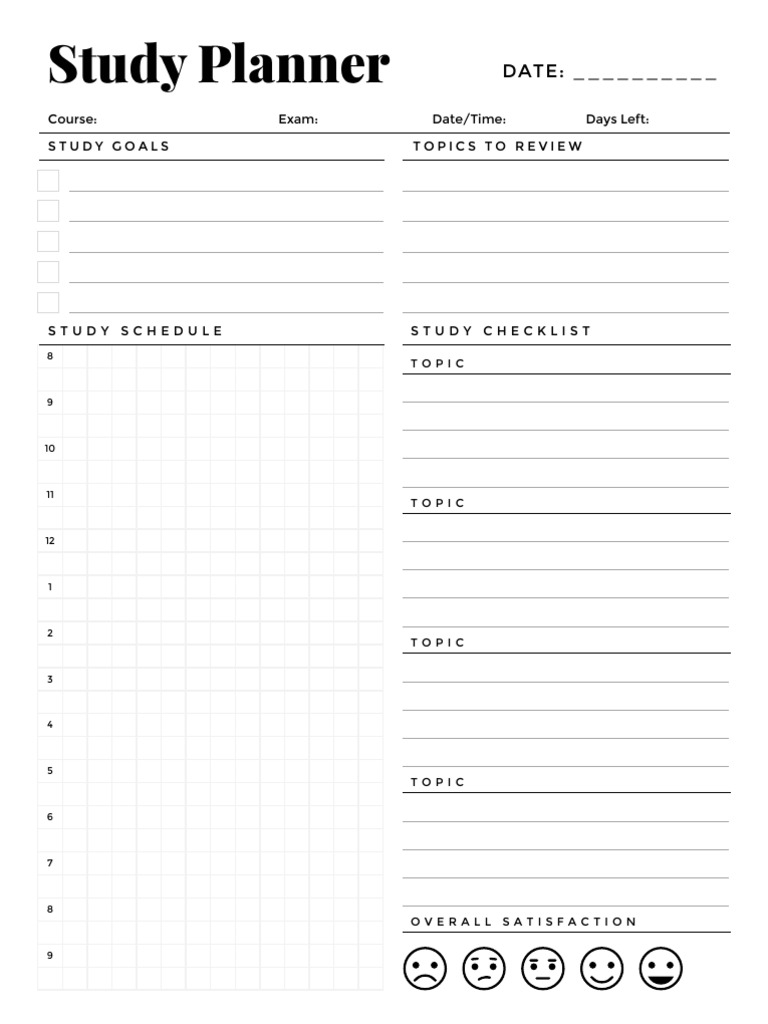 Study-Planner | PDF
