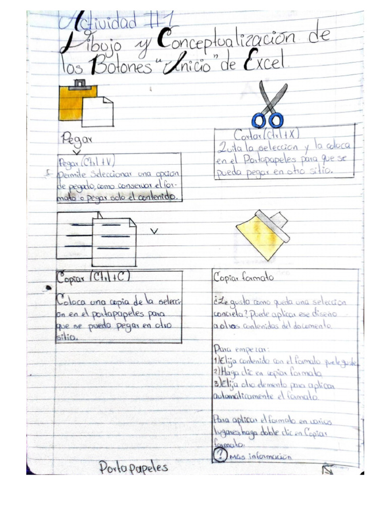 Botones de Inicio de Excel | PDF