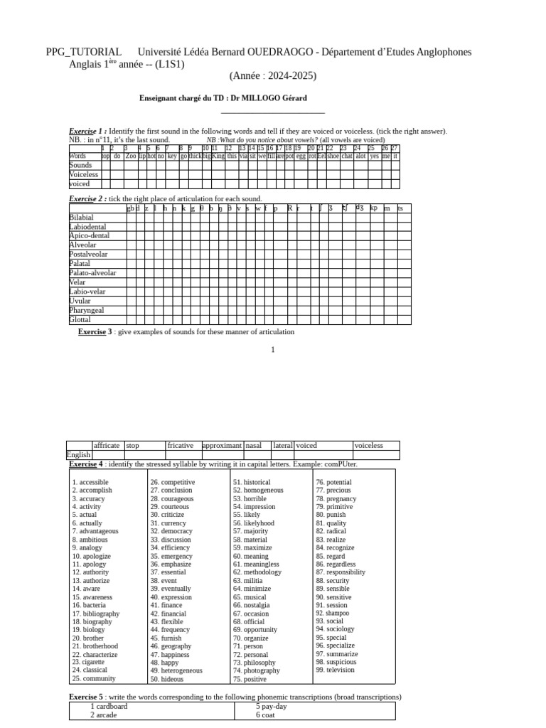 PPA - TUTORIAL - 3 - Students File - 105351 | PDF | Human Voice | Phonetics