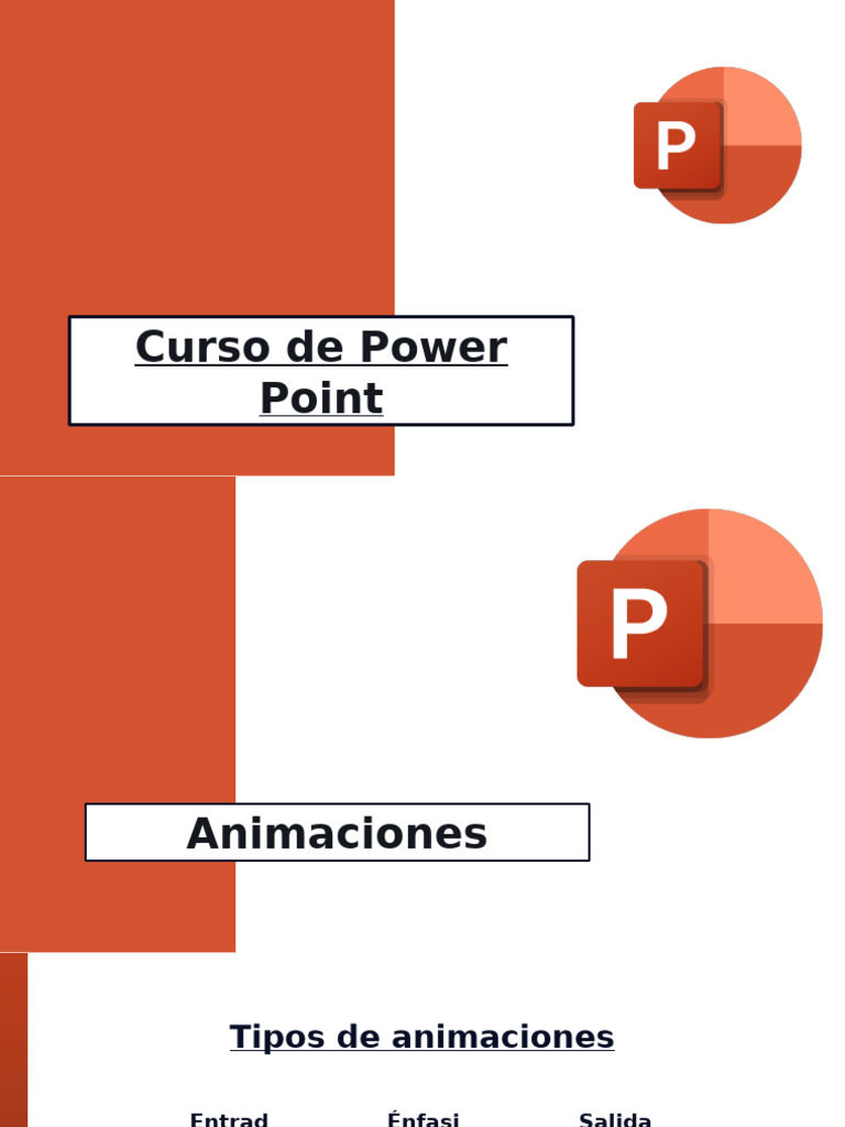 Curso de Animaciones en PowerPoint | PDF