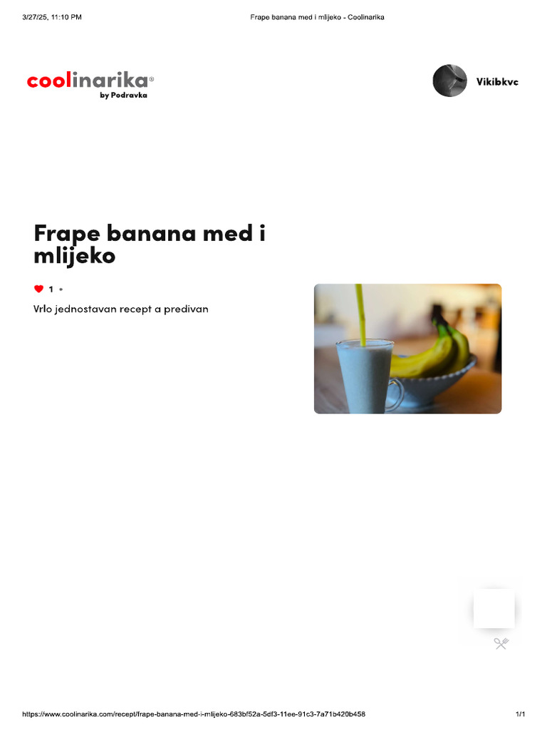 03 - Frape Od Banana I Meda | PDF