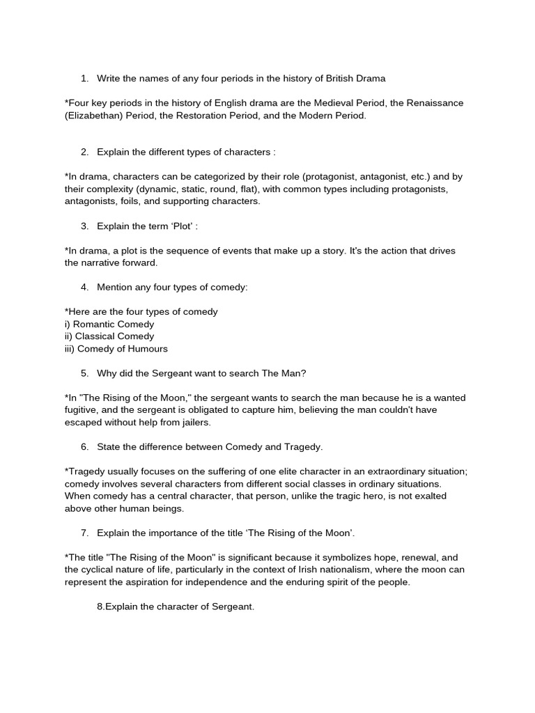 Notes of the Novel section | PDF