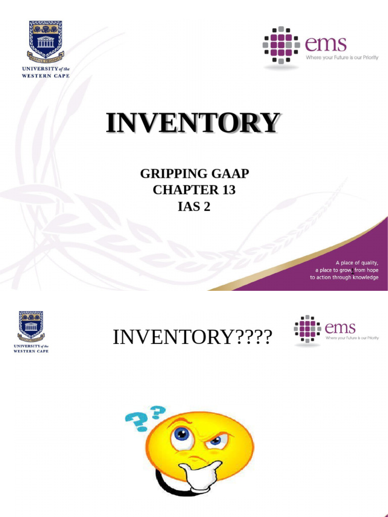 Inventory - IAS 2 | PDF | Inventory | Cost Of Goods Sold