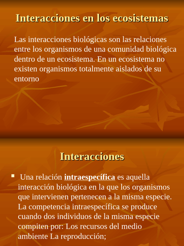 10 - Interacciones Ecologicas | PDF | Polinización | Biología