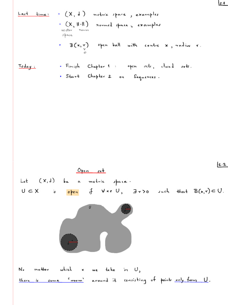 MA203 Lecture Slides 2 | PDF