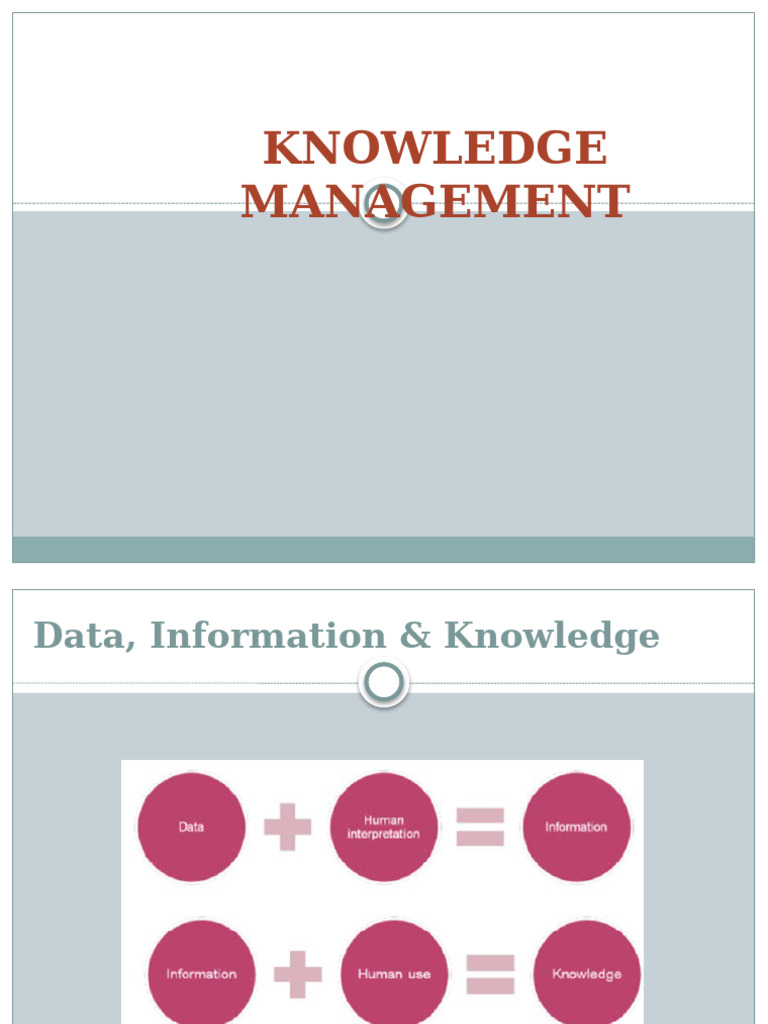 Knowledgemanagement | PDF