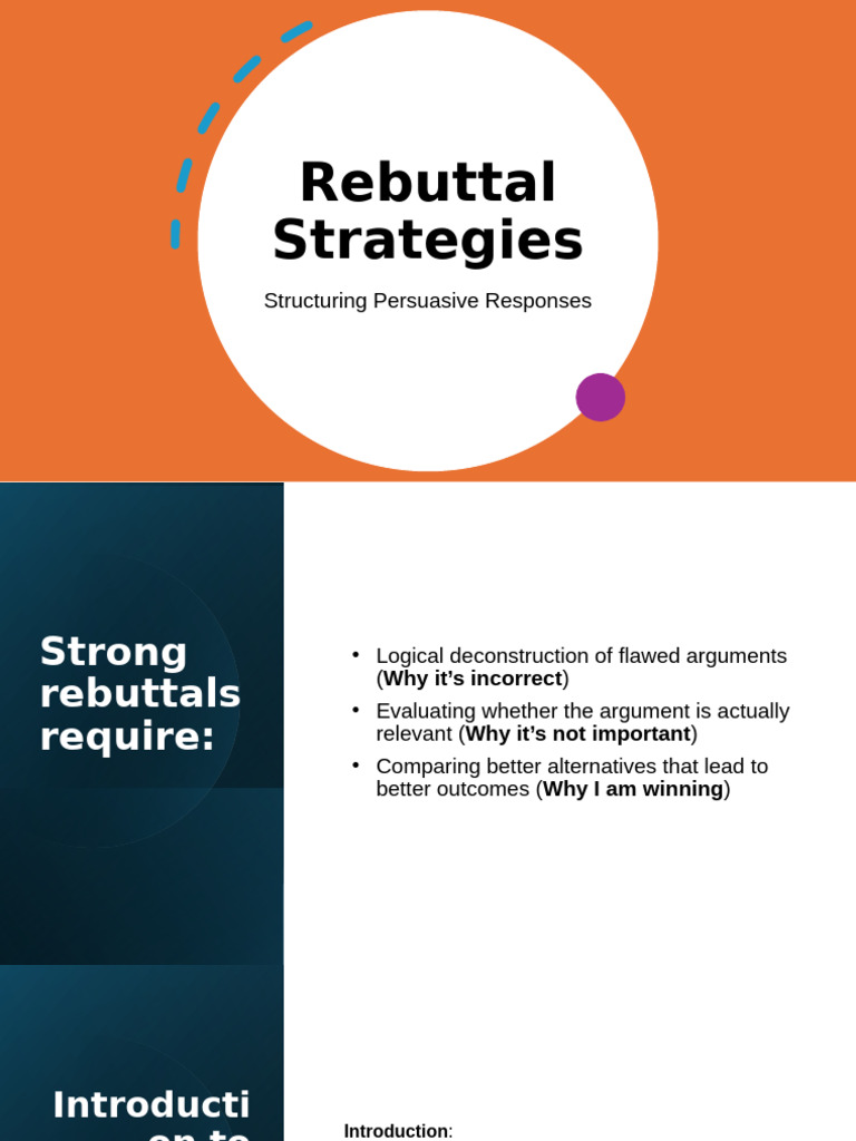 2025-1 Rebuttals Ver 2 | PDF | Argument | Internship