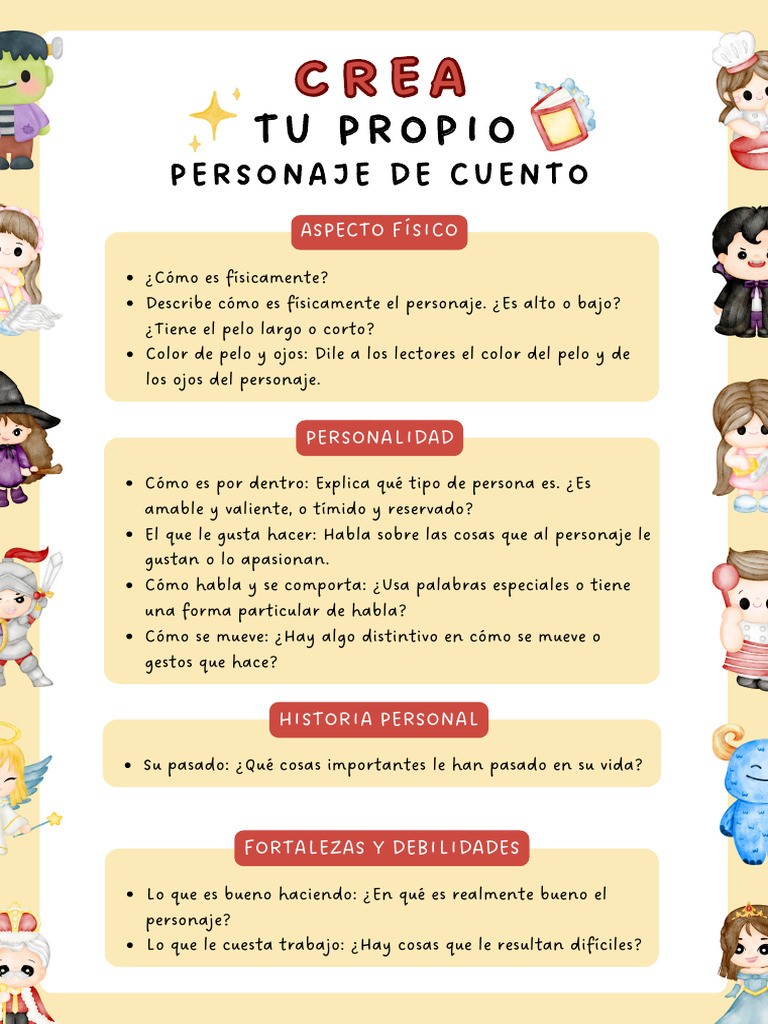 Características de un Personaje de Cuento | PDF